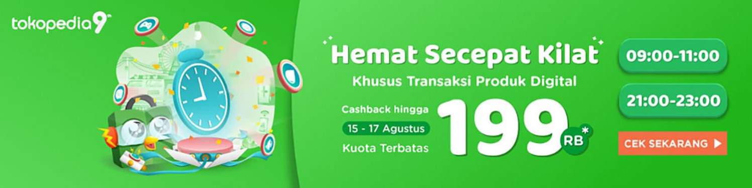 Tokopedia Ulang Tahun Ke-9, Nikmati Promo FlashSale Mulai Rp9.999 ...
