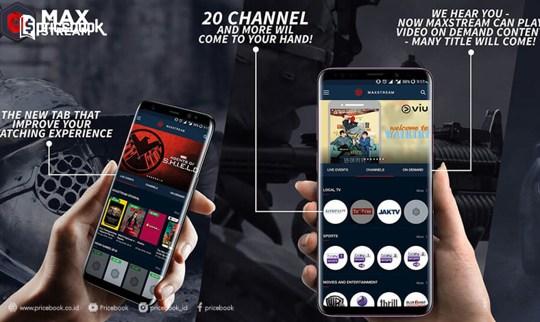 MAXstream Perbanyak Konten Video Streaming Gratis! | Pricebook
