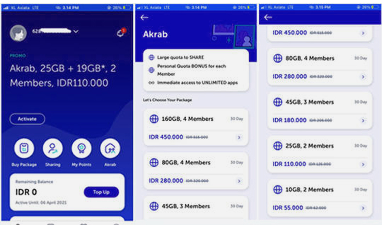 Paket Akrab XL, Paket Internet Keluarga Hemat Harga Mulai 55 Ribu ...